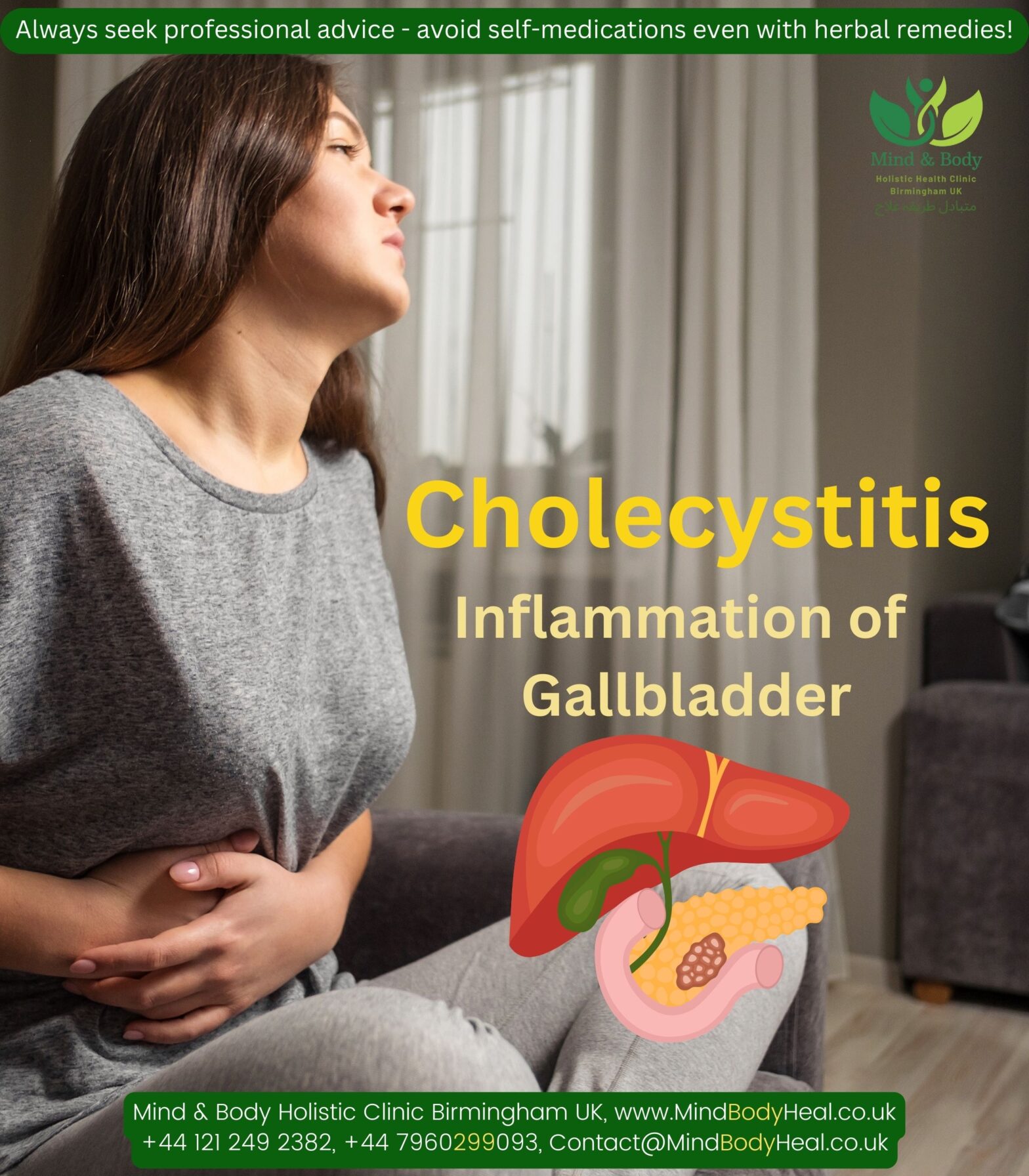 Cholecystitis – inflammation of gallbladder – Suggested complimentary ...
